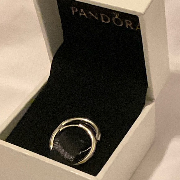 Pandora | Jewelry | Pandora Silver Hoops | Poshmark